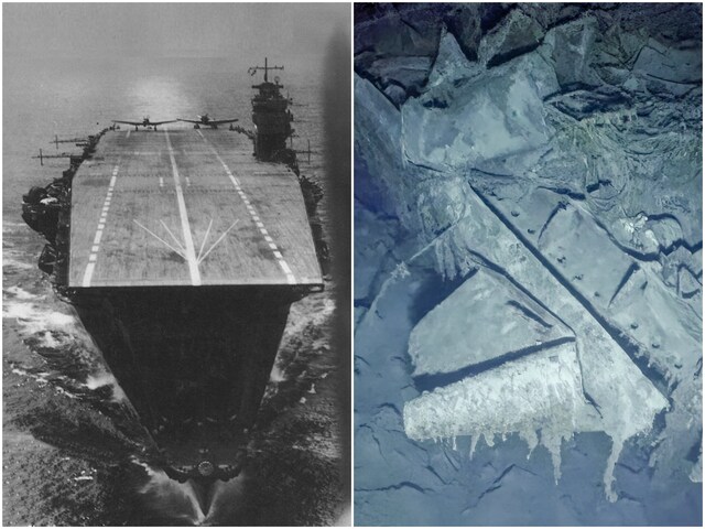 81 साल पहले डूब गया था ये एयरक्राफ्ट कैरियर, अब समुद्र में मिला ‘सैन्य ...