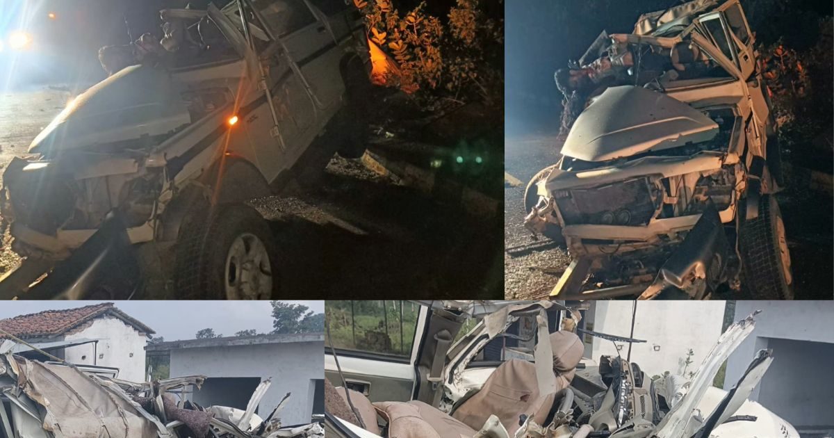मंडला में NH-30 पर भयानक सड़क हादसा, ट्रक-कार की टक्कर में 4 लोगों की ...
