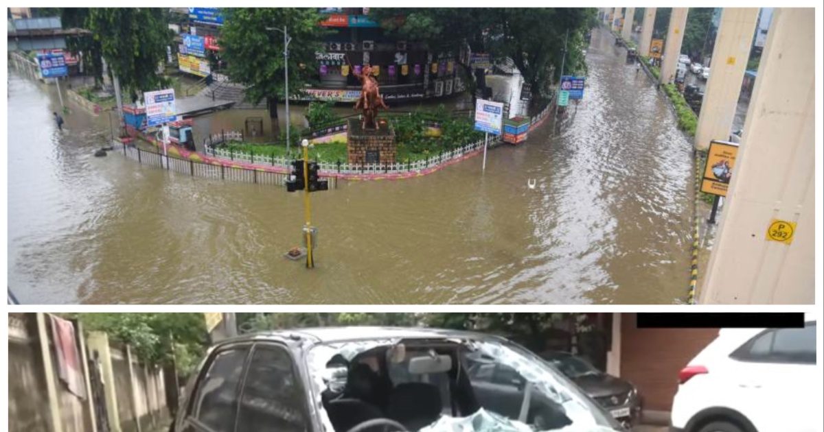 Nagpur Flood: नागपुर में मूसलाधार बारिश ने बरपाया कहर, मकान से लेकर सड़क तक सब लबालब, कई वाहन ...