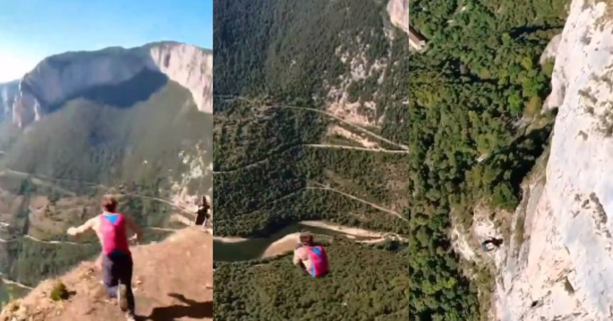 शख्स ने ऐसी जगह से लगाई छलांग, जहां से बचना है नामुमकिन, Video देख निकल ...