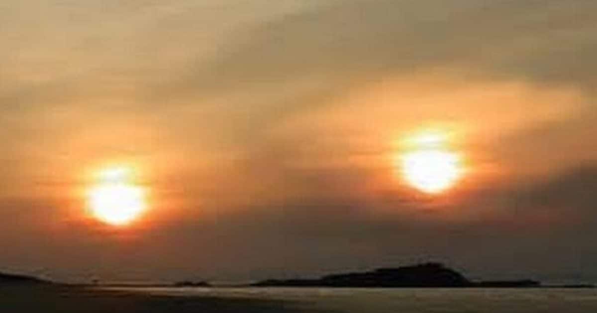 शख्स ने आसमान में दिखाया दो सूरज, पहली नजर में हैरान हो गए लोग, कमेंट ...