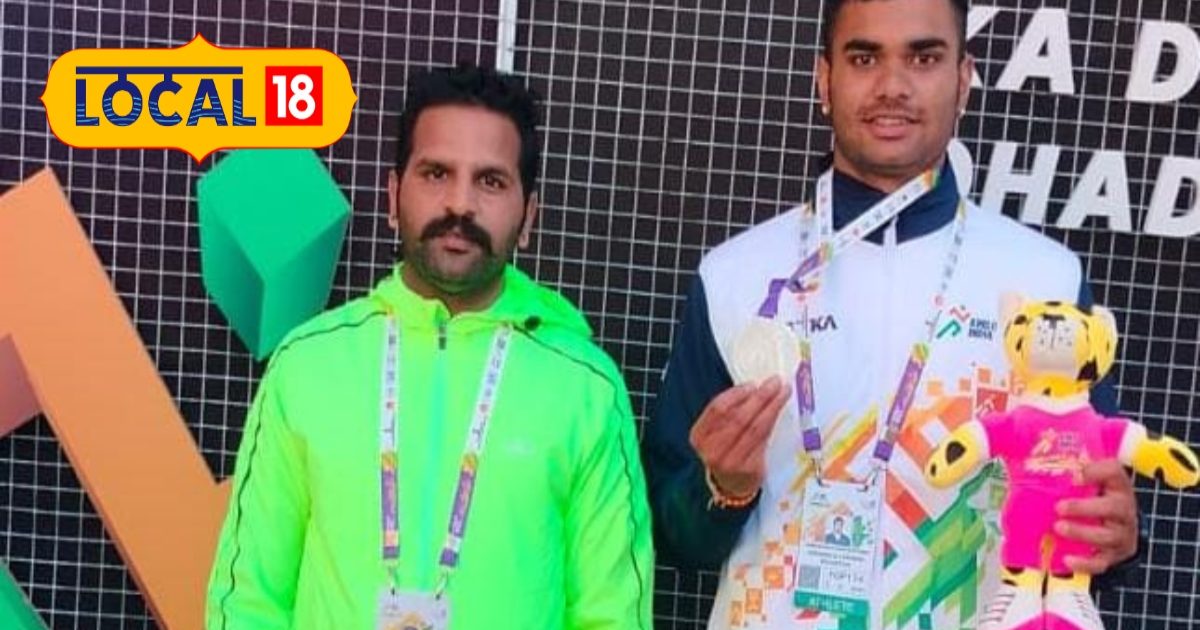 udaipur's harshvardhan won bronze medal in the national men's canoe ...