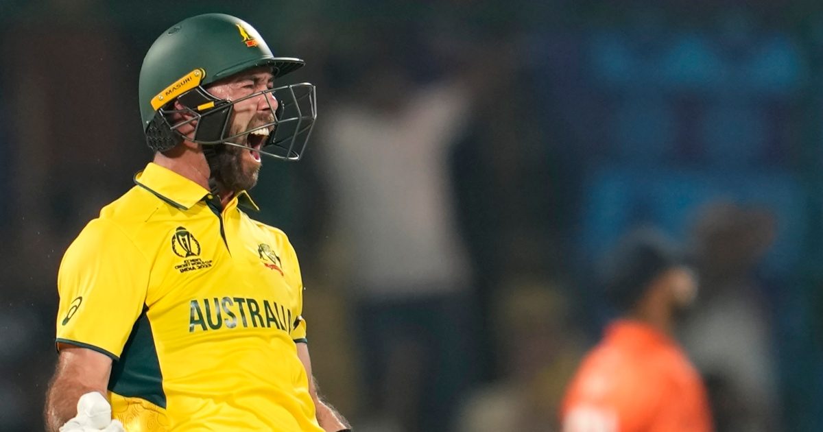 Glenn Maxwell World Cup 2023 Australia vs Afghanistan Cricket Match ...
