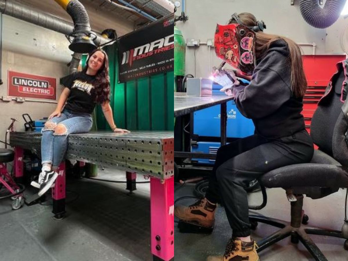 मॉडल से कम नहीं है ये वेल्डर, काम से ज्यादा लुक्स की वजह से हुई फेमस ...