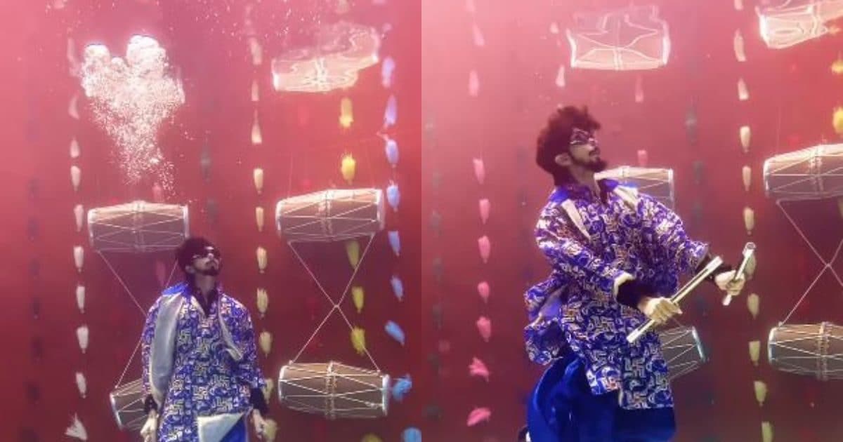 Viral Video: नवरात्री की धूम, पानी के नीचे गरबा करता दिखा शख्स! अनोखे ...