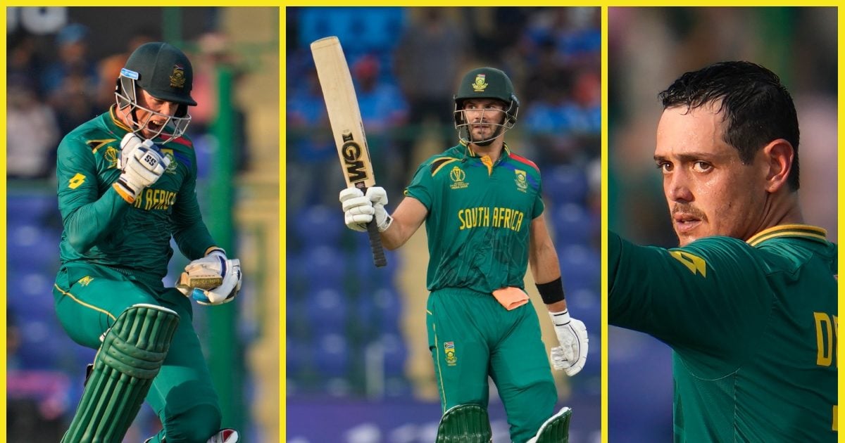 साउथ अफ्रीकी बल्लेबाजों ने श्रीलंकाई गेंदबाजों का उड़ाया धुंआ, लगाई ...