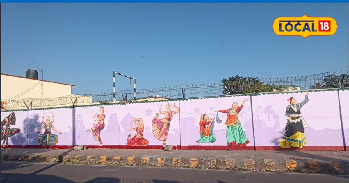 यहां की दिवारें बताएंगी राज्यों का महत्व, खूबसूरत वॉल पेंटिंग से सजा है ...