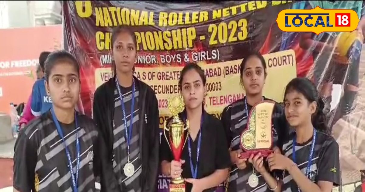 भीलवाड़ा की बेटियों का कमाल, नेशनल रोलर नेटेड बॉल में जीता सिल्वर मेडल ...