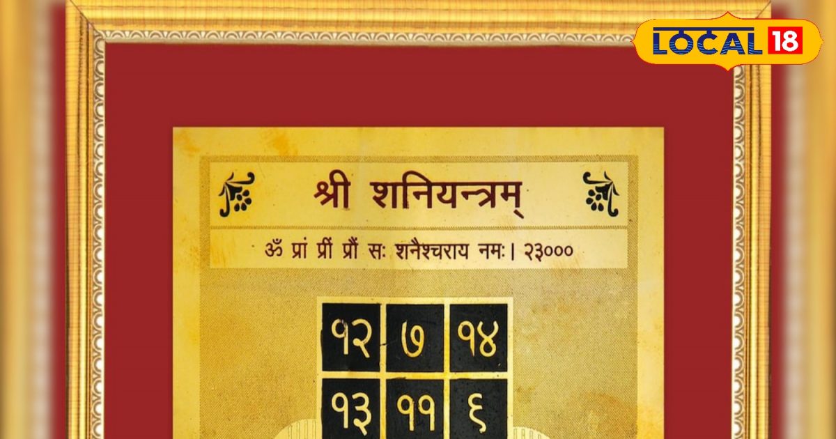 Shani yantra is a very powerful yantra to seek blessings of Shanidev ...