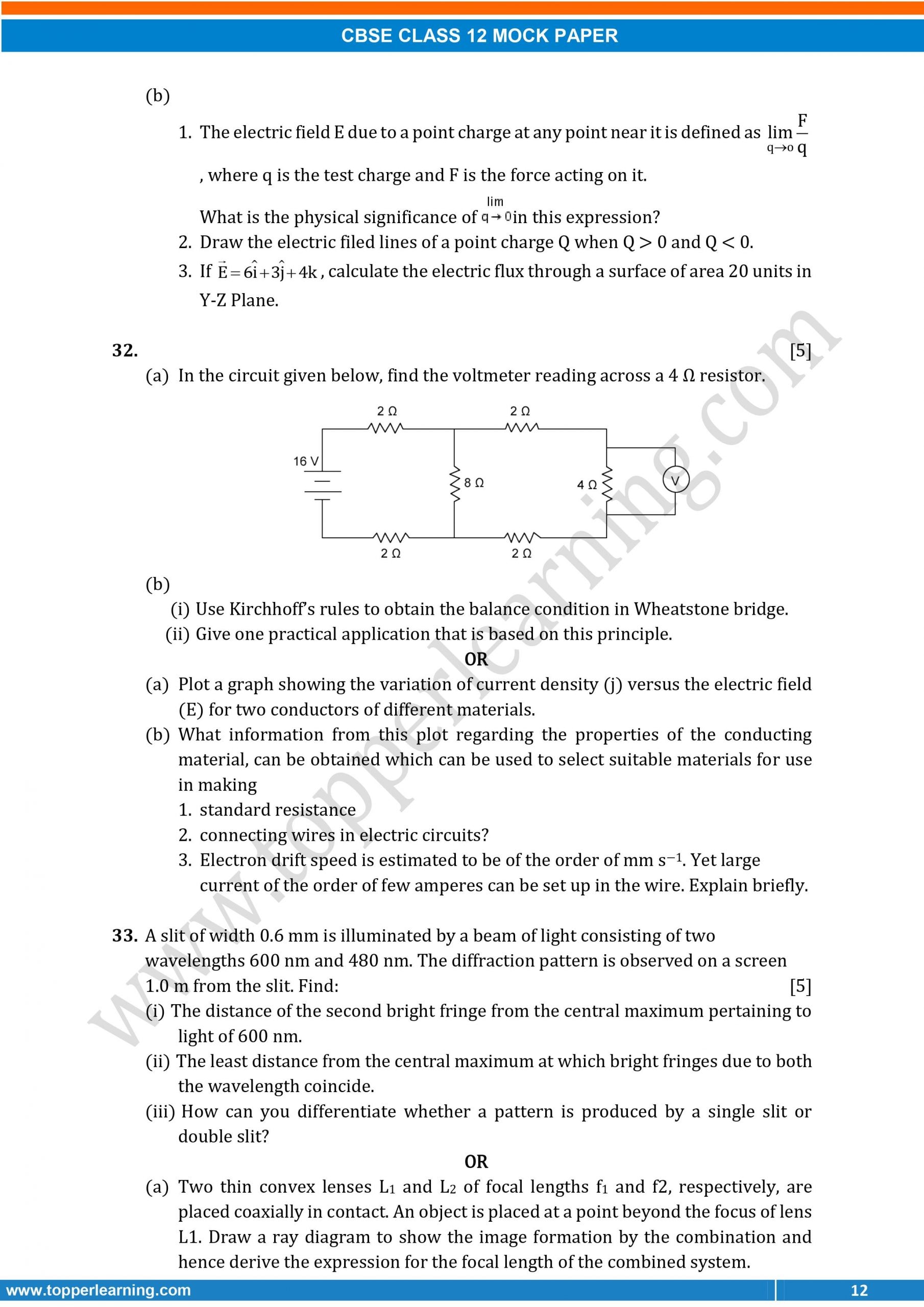 Cbse 12th Board Exam Sampel Paper: ऐसे करेंगे फिजिक्स तैयारी तो सब कुछ ...