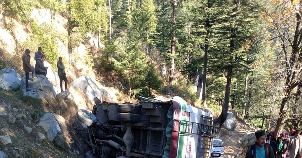 Shimla HRTC Bus Accident: हिमाचल की मुनिश पंचायत में HRTC बस हादसे का शिकार, 25 यात्री घायल ...