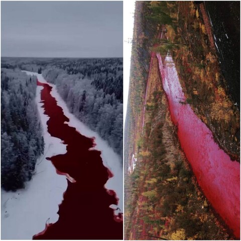 अचानक खून जैसी लाल हो गई पूरी नदी, रहस्यमयी घटना देख वैज्ञानिकों का ...