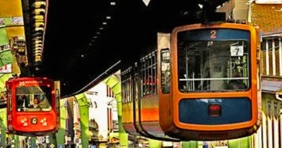 ज़मीन से 40 फीट ऊपर लटककर चलती है ट्रेन, चौंकिए मत, 82 हज़ार लोग रोज़ ...