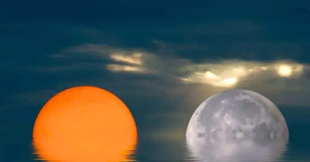 सूर्य चंद्रमा से 400 गुना बड़ा, लेकिन धरती से दोनों बराबर नजर आते हैं ...