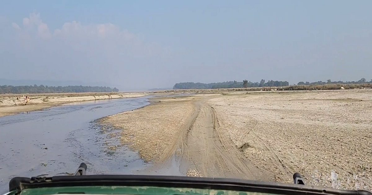 एक तरफ भारत-नेपाल के बीच गुजर रहीं नदियां-पहाड़, दूसरी तरफ जंगल सफारी ...
