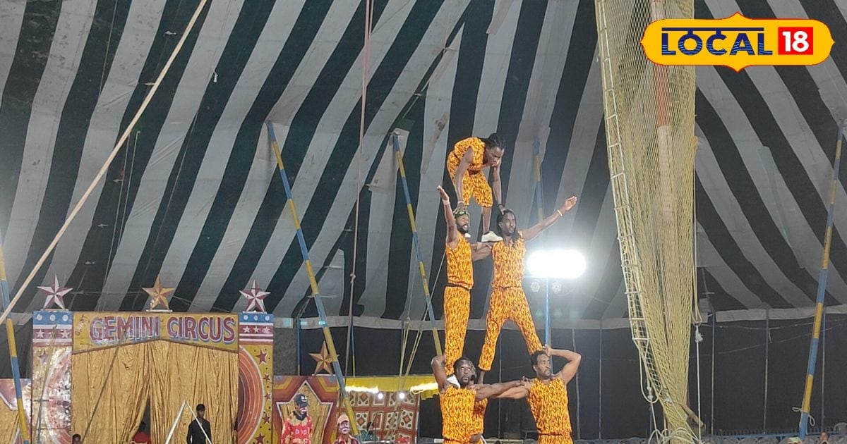 Gemini Circus is set up in Hazaribagh, Jharkhand, people can watch ...