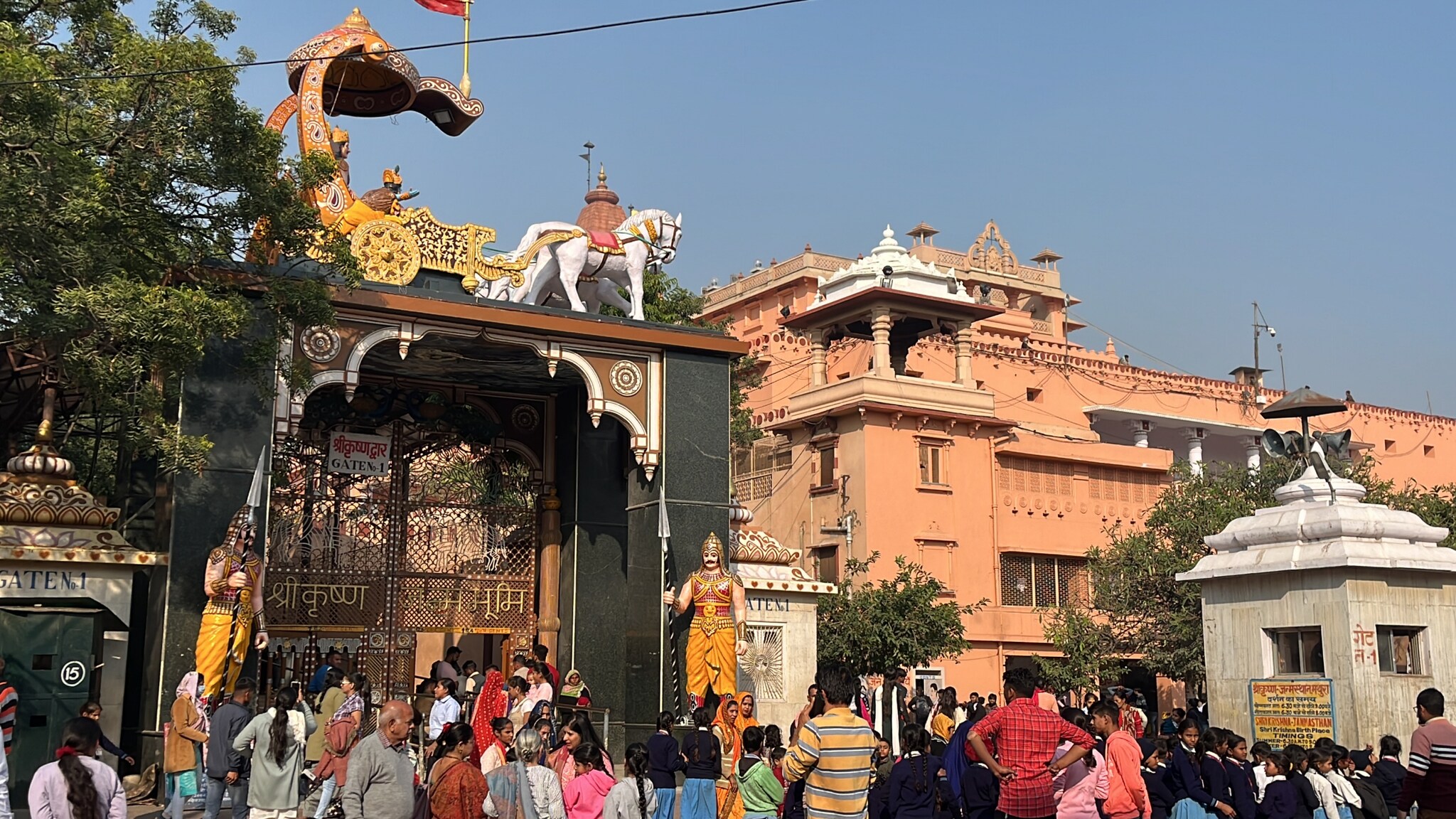 On coming to Mathura, apart from Krishna's birthplace temple, visit ...