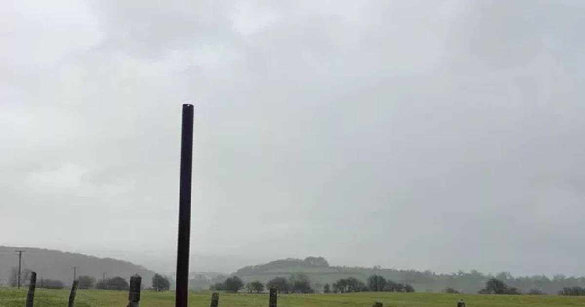 A random rusty pole in the English countryside has become a surprise ...
