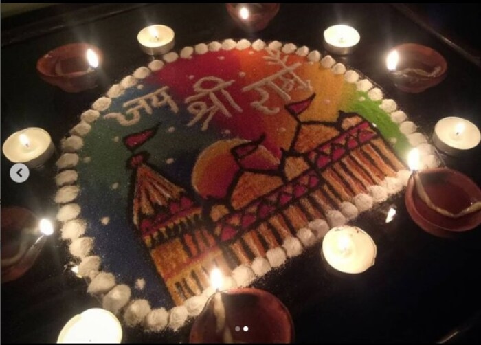 Ram Mandir Rangoli Design: रामलला के स्वागत में सजाएं अपना आशियाना इन ...