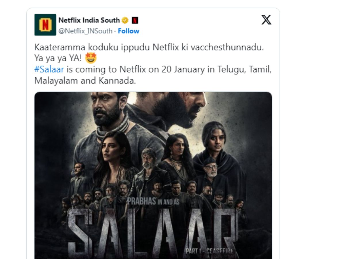 Salaar OTT Release Date: कब और कहां देख सकते हैं 'सलार', कंफर्म रिलीज ...