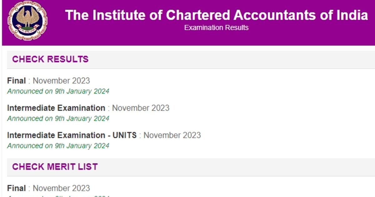 ICAI Results 2023: सीए फाइनल में राजस्थान के मधुर जैन को नंबर-1 रैंक ...