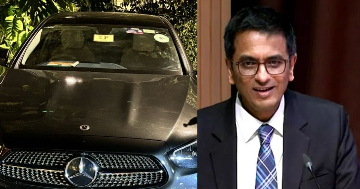 CJI 0001... सीजेआई चंद्रचूड़ की 88 लाख की कार का नंबर खूब हो रहा वायरल ...