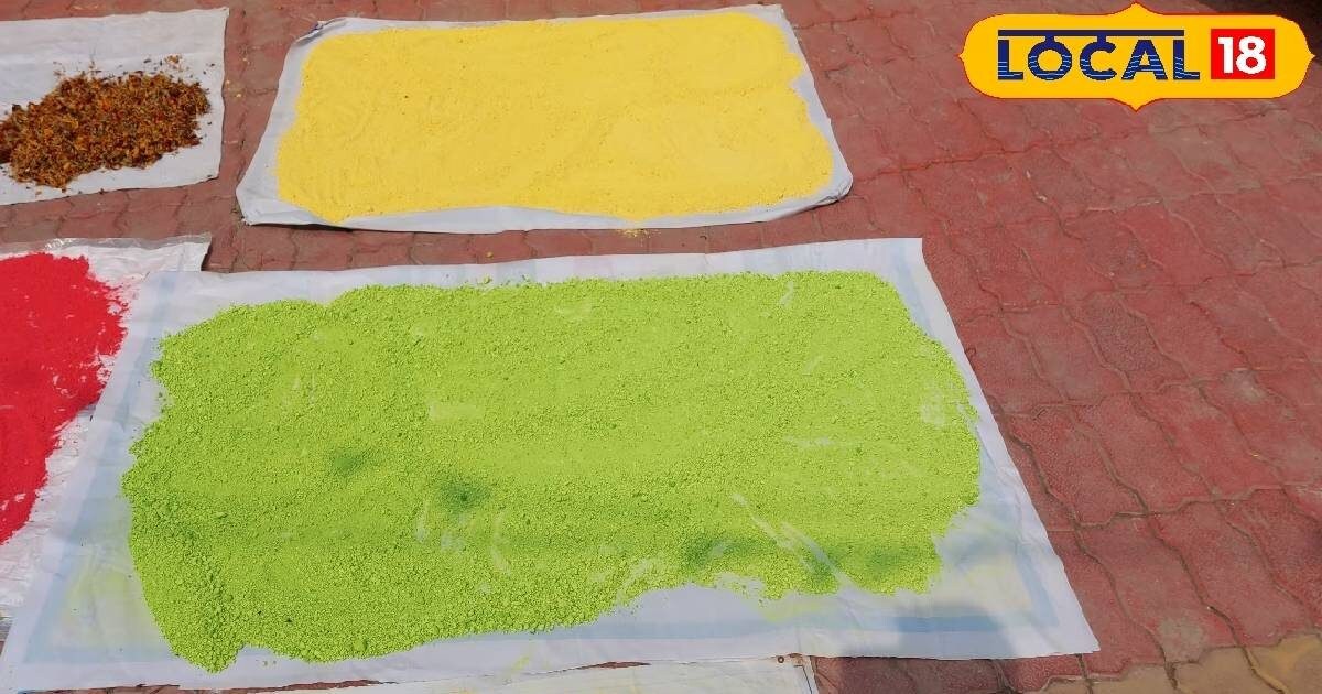 The best gulal will be made from the waste flowers of the temple The ...