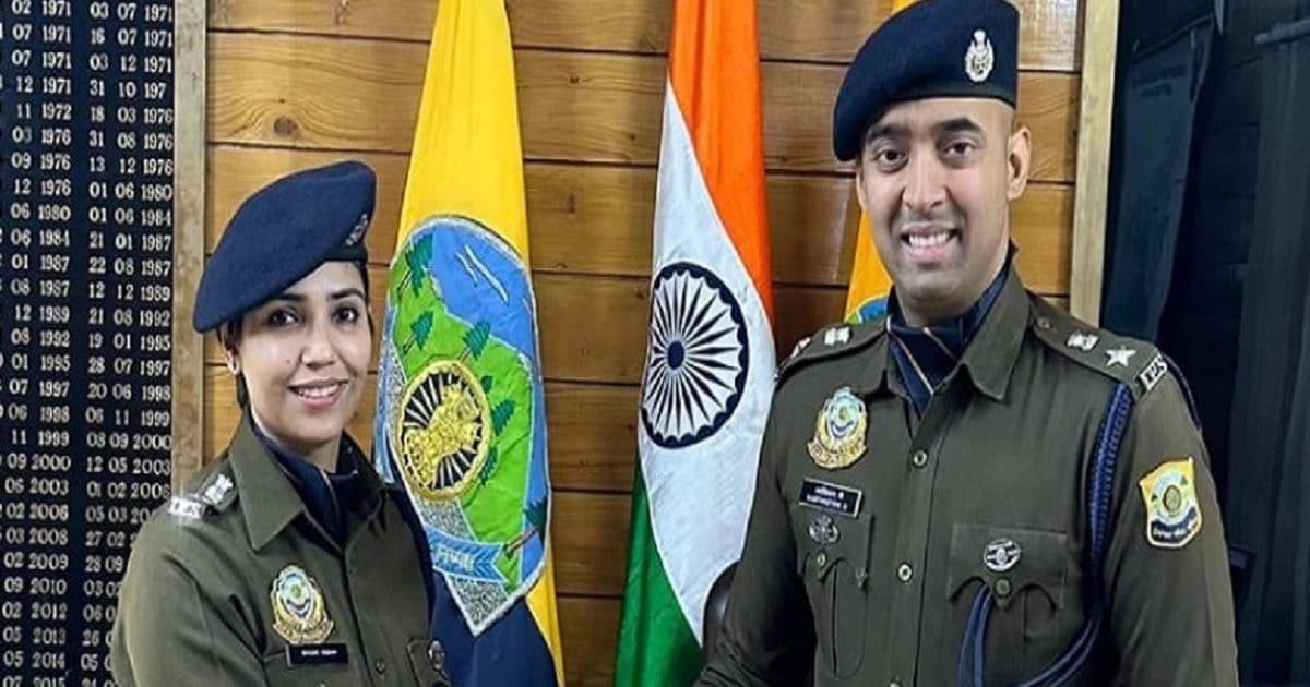 हिमाचल में बना बिरला संयोग, कुल्‍लू की एसपी साक्षी वर्मा ने IPS पति को सौंपा कार्यभार-rare ...