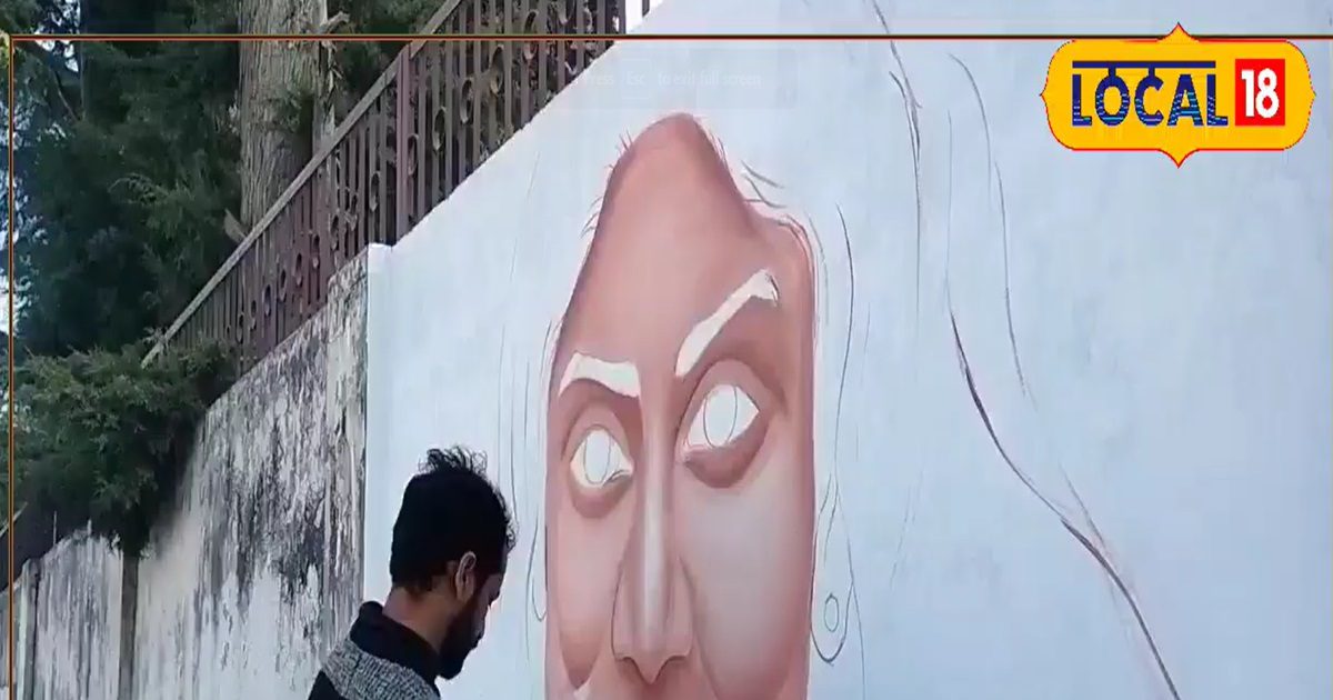 Engineer sushant badhani became wall painter and draw pahad culture on ...