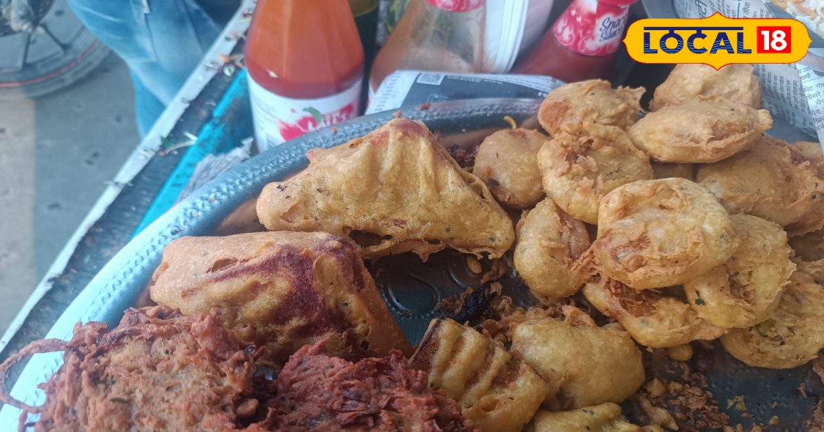 chuda and almond fry are available along with five pakodas in ...