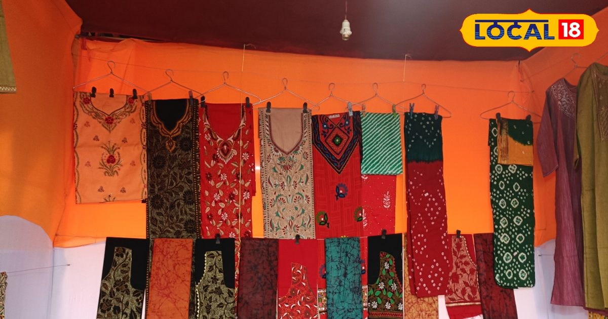 Handcrafted dresses available here in Godda