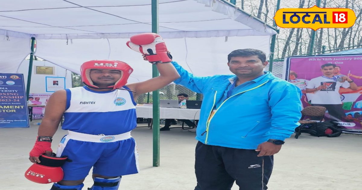 in the kick boxing competition CUSB Gaya Bihar Prashant won four ...