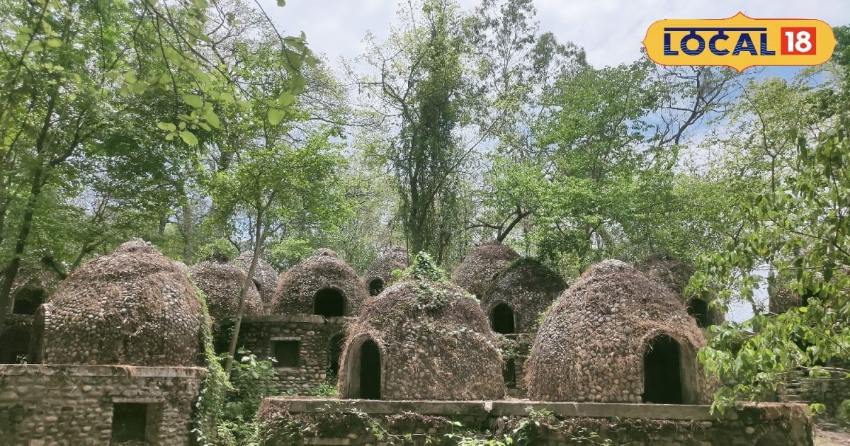 Beatles ashram aka 84 kutiya in rishikesh is a very peaceful tourist spot