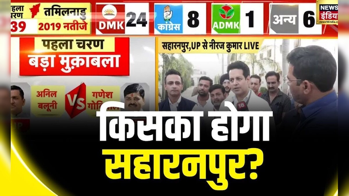Lok Sabha Election Voting :सहारनपुर से बीजेपी उम्मीदवार Raghav ...