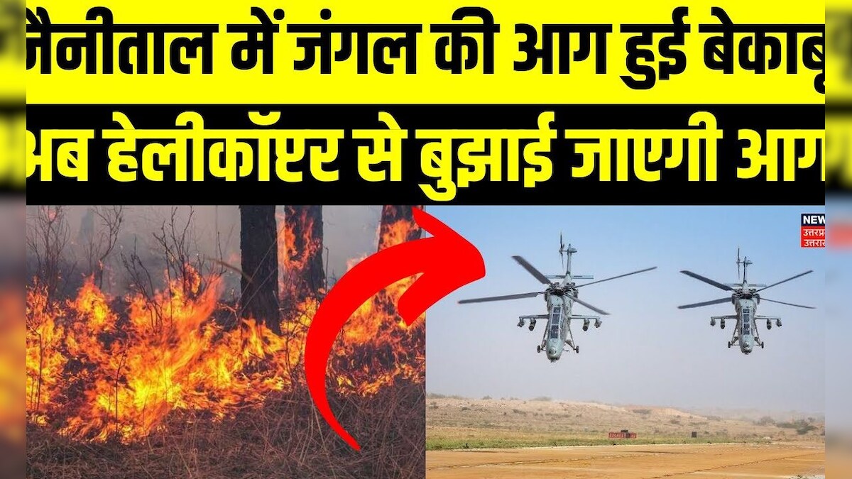 Fire in Nainital Forest: नैनीताल में जंगल की आग हुई बेकाबू, अब ...