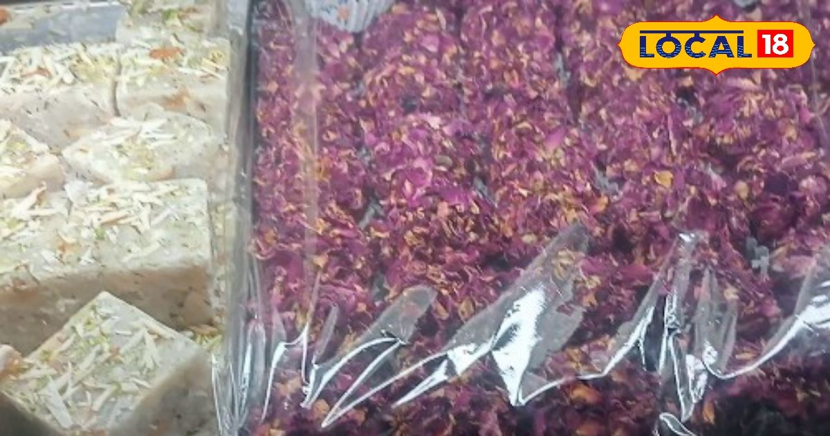 Delicious sweets are made from rose petals here in Dehradun - News18 हिंदी