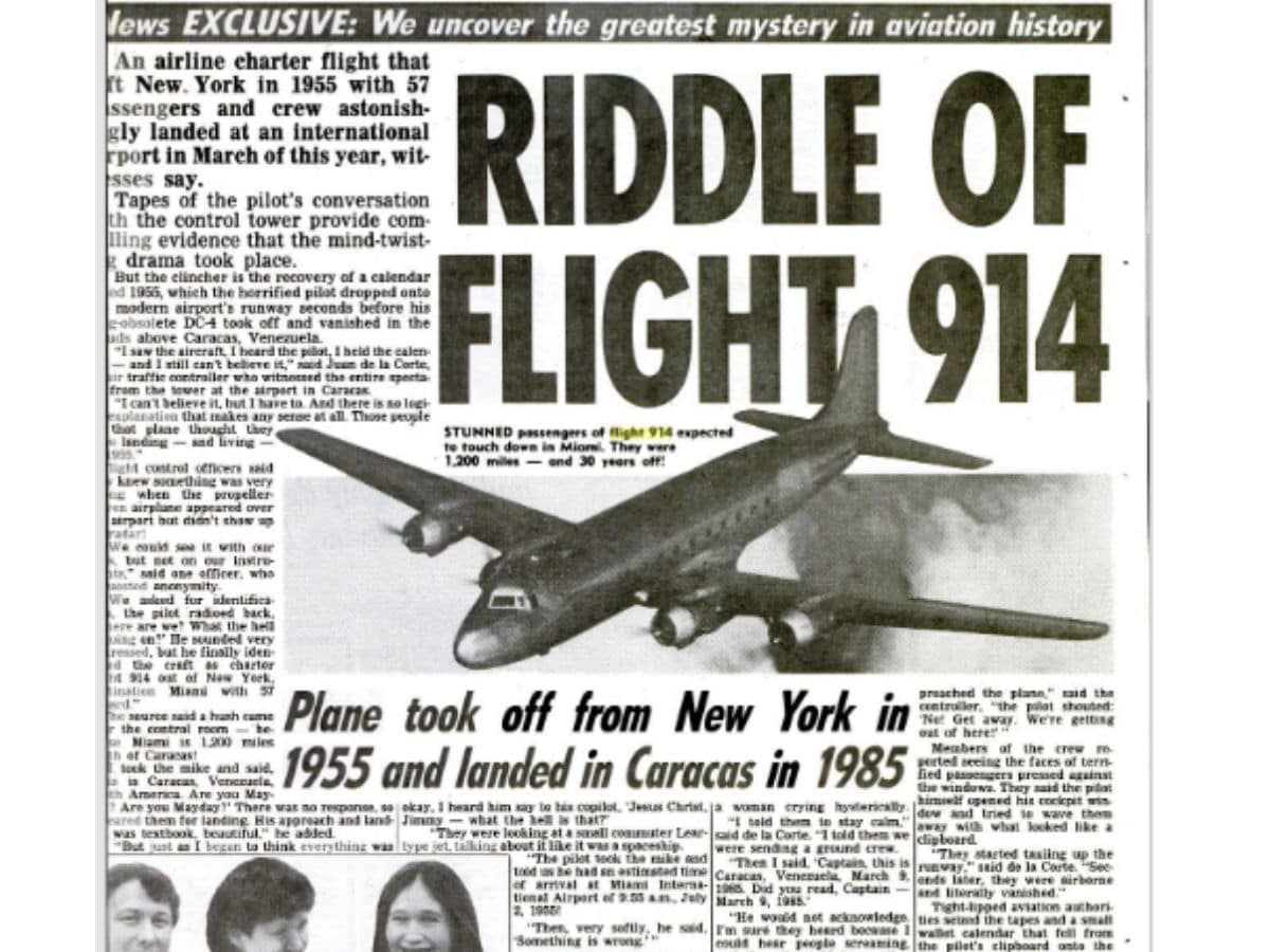 1955 में भरी उड़ान, 30 साल बाद प्लेन ने किया लैंड, Flight 914 की रहस्यमयी है कहानी! जानें क्या ...