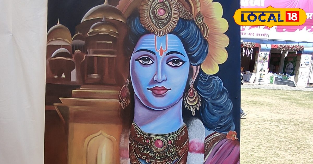 Alwar woman is famous for her acrylic painting, orders are received ...