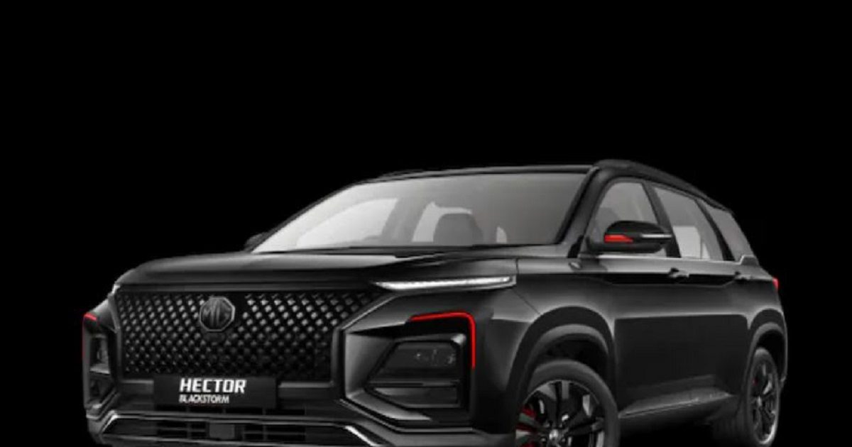 MG Launches Hector Blackstorm Edition In India Check Price Features ...