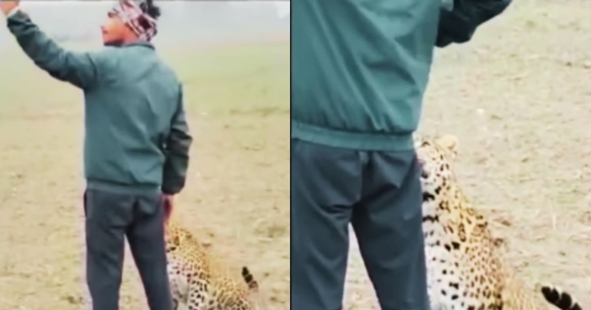 जिसे देखकर भागते हैं लोग, उसके साथ सेल्फी ले रहा है लड़का, देखने वालों ...