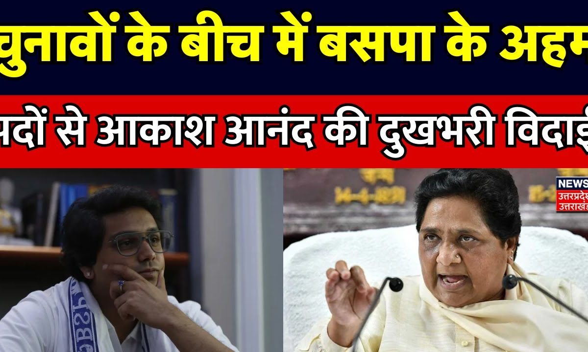 Lok Sabha Election के बीच में BSP के अहम पदों से Akash Anand की दुखभरी ...