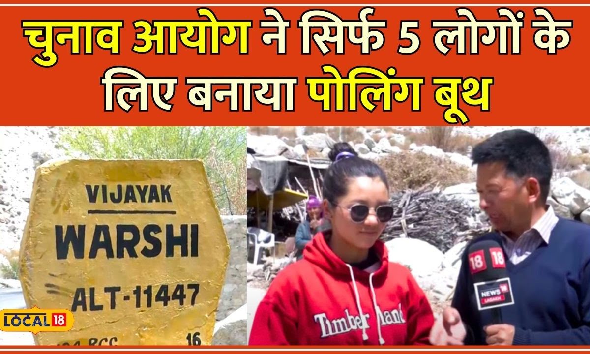 Lok Sabha Election: Warshi गांव में अनूठा Polling Booth, सौ फीसदी ...
