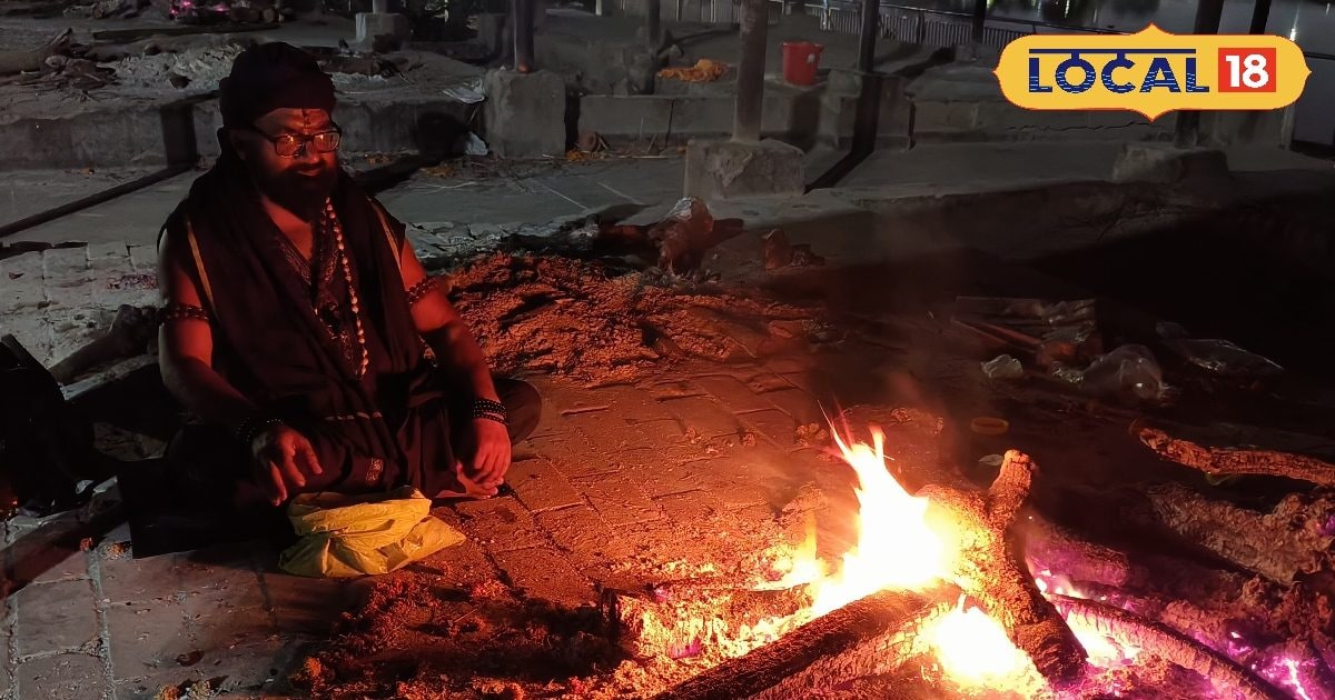 Lucknow's unique Aghori Baba, performs funeral pyre in the crematorium ...