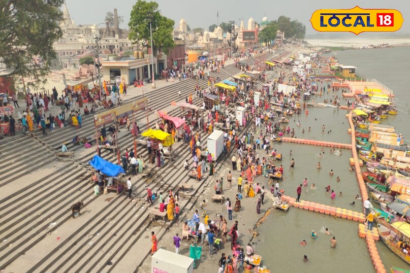 Lakhs of devotees suddenly reached Ayodhya and are doing darshan, see ...