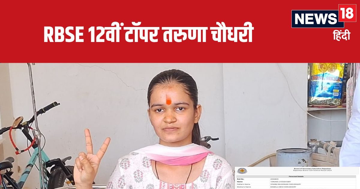 RBSE 12th Topper 2024: राजस्थान बोर्ड टॉपर को मिले 499 अंक, कटा सिर्फ 1 ...