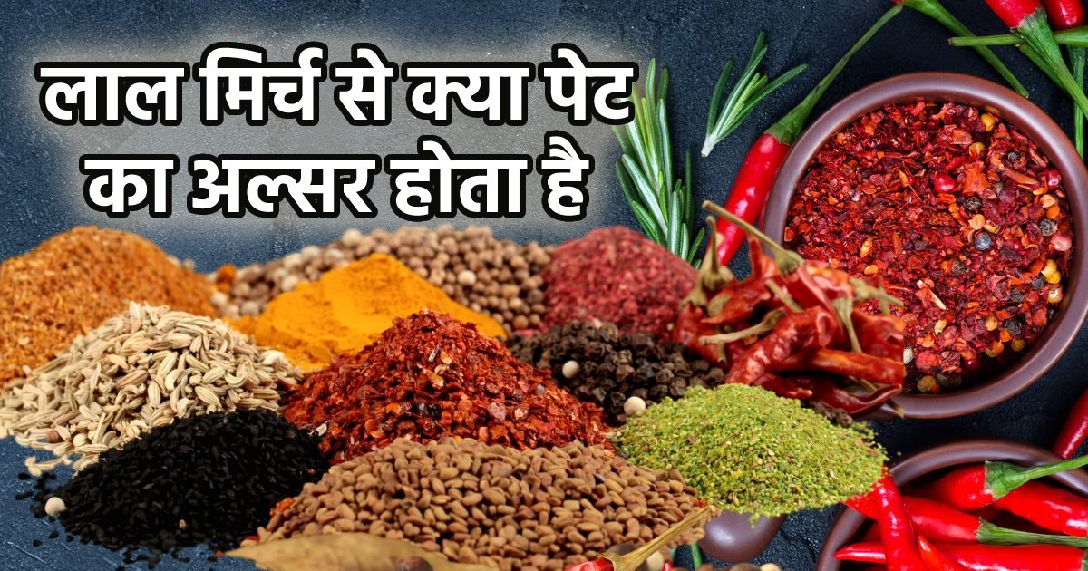 क्या लाल मिर्च और स्पाइसी फूड है पेट के अल्सर का कारण? इस बात में कितनी ...