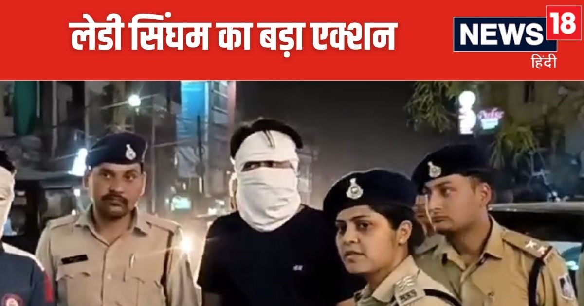 Madhya Pradesh Lady Singham in action mode Gwalior CSP Hina Khan took ...