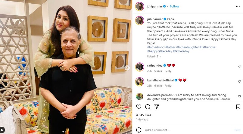 जूही परमार से मुनमुन दत्ता तक, कई सितारों ने पिता संग शेयर की PHOTOS ...