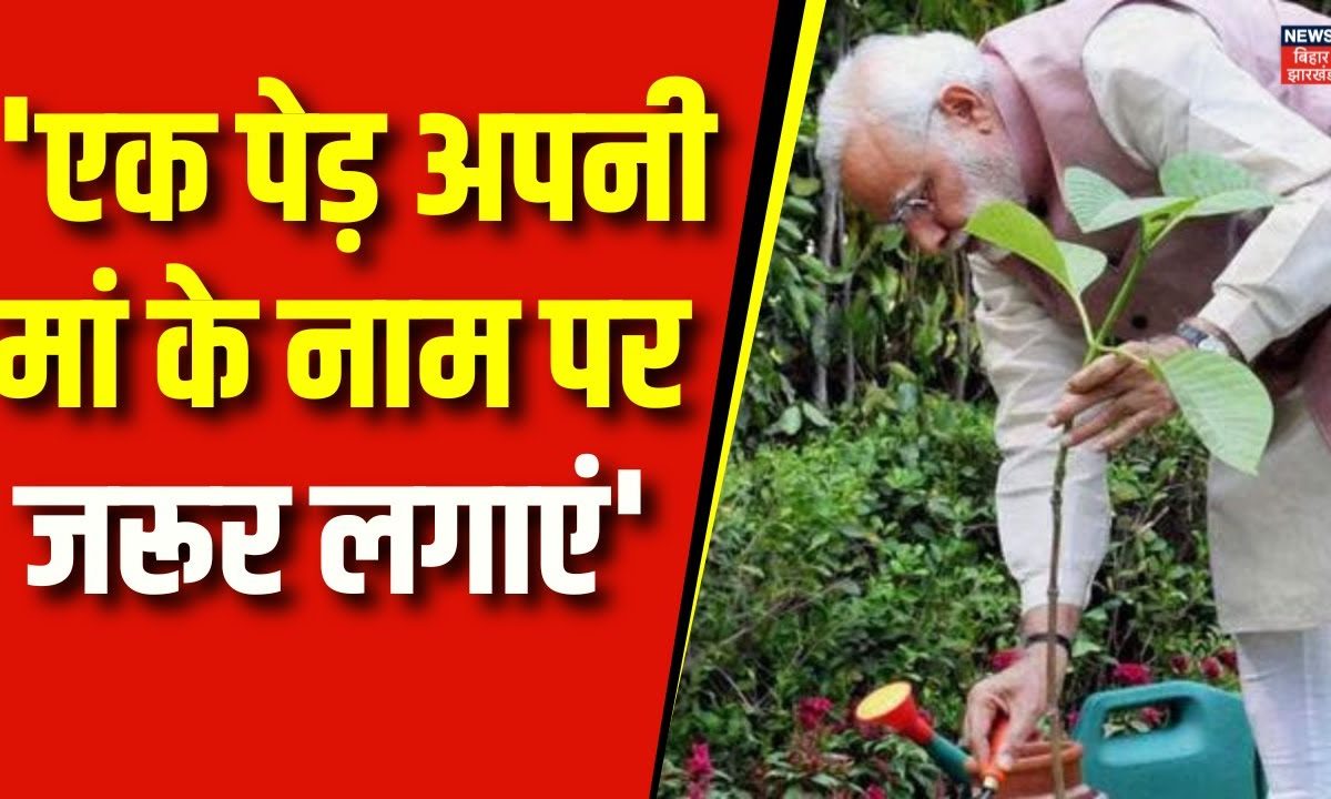 One Tree In The Name Of Mother:'एक पेड़ अपनी मां के नाम पर जरूर लगाएं ...