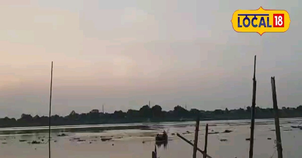 ganga water level increasing in buxar